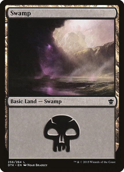 Swamp (Dragons of Tarkir) (Foil) – Noah Bradley